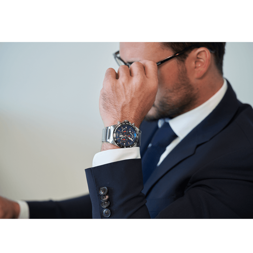 Ignition Swiss Made - Silver-Blue Watch