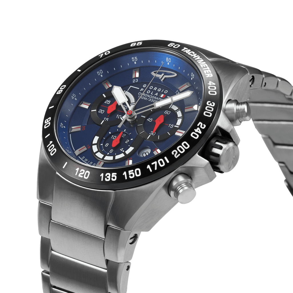 Ignition Swiss Made - Silver-Blue Watch