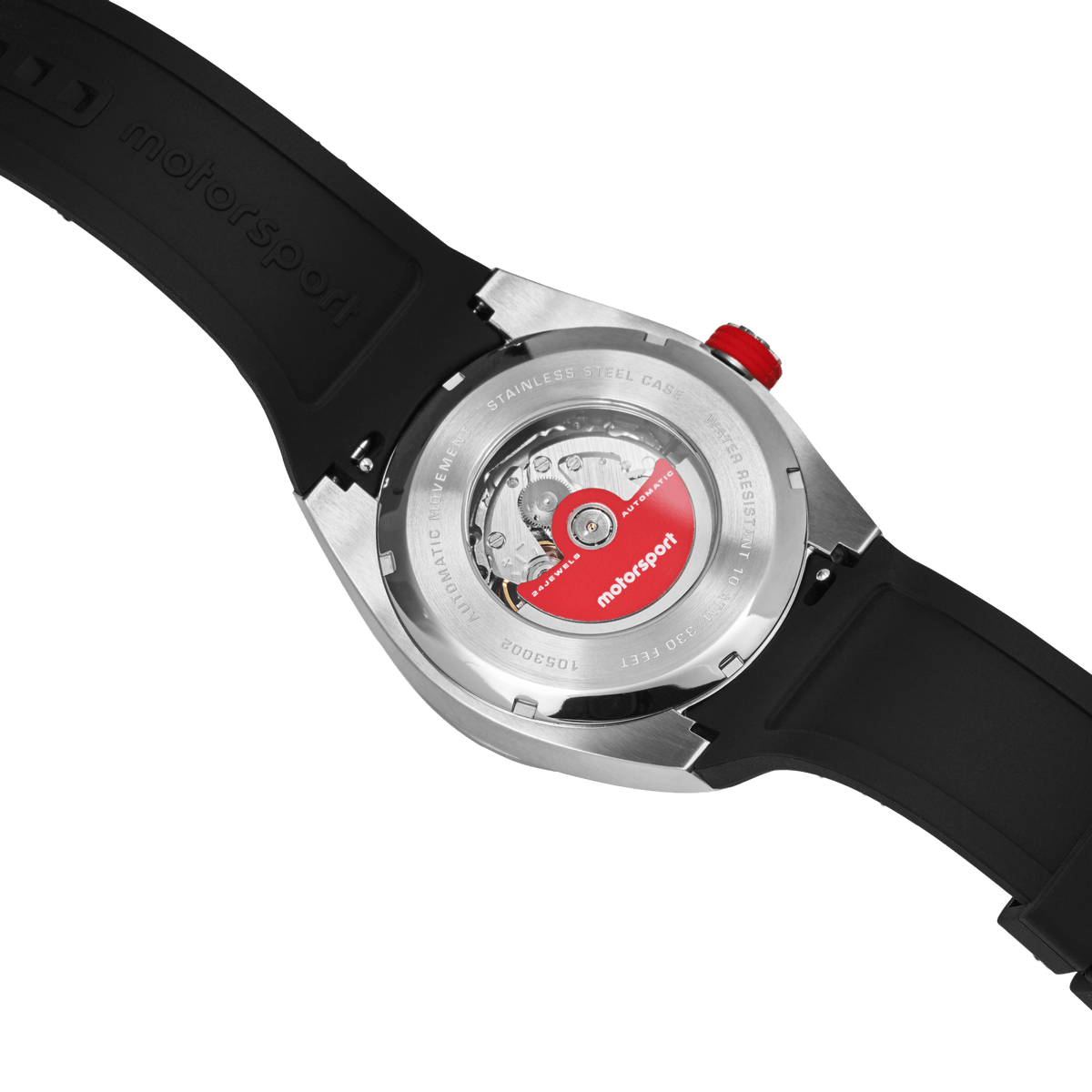 Stainless Steel Men's Automatic Racing Watch - Motorsport Speedster Yellow