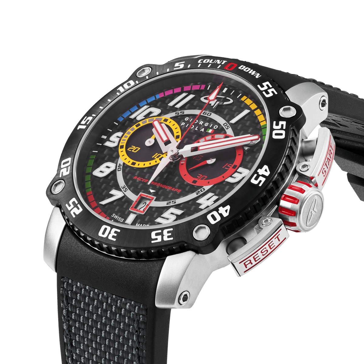 Torque Grey - Luxury Stainless Steel Watch with Swiss Movement